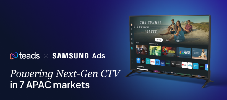 Teads and Samsung Ads to Unlock Next-Generation CTV Homescreen ...